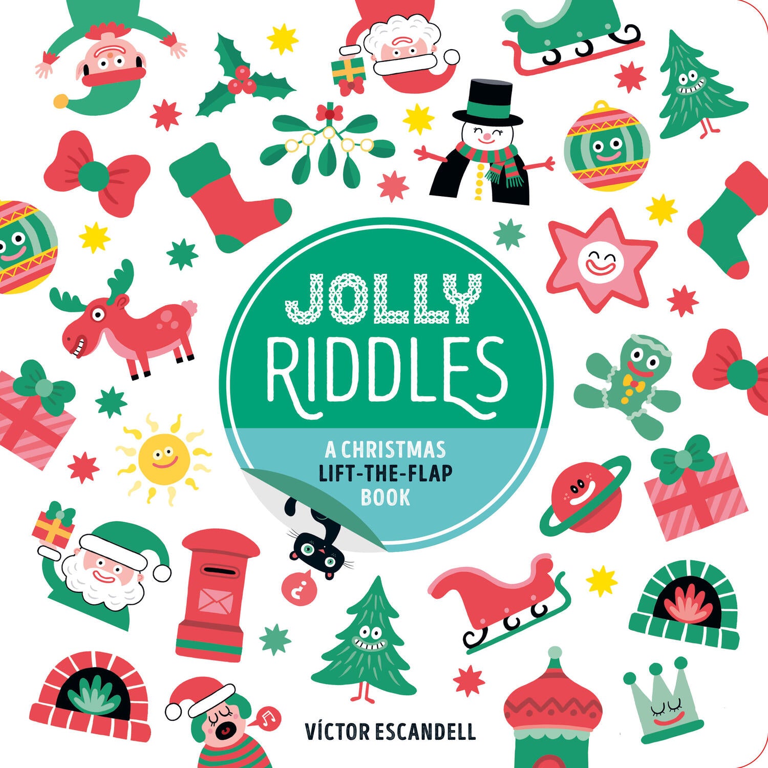 Jolly Riddles: A Christmas Lift-the-Flap Book – Franklin's Toys