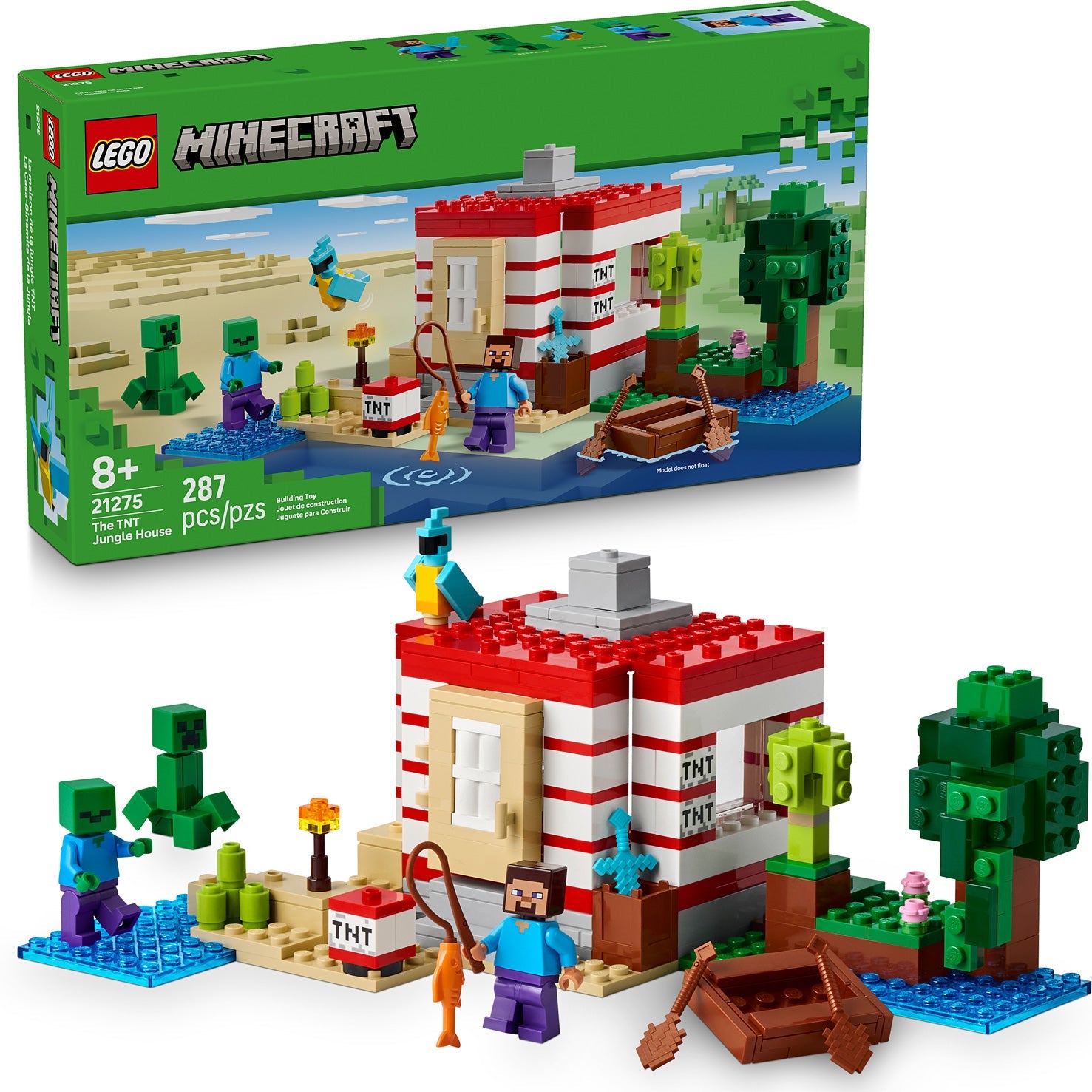 LEGO MINECRAFT The TNT Jungle House – Franklin's Toys