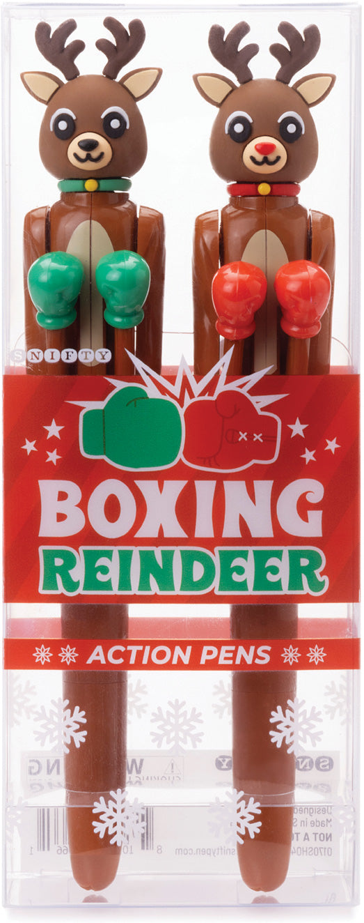Boxing Reindeer Action Pens – Franklin's Toys